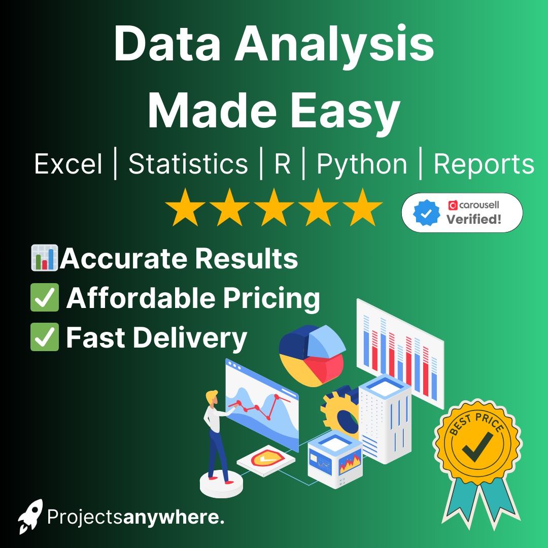 Excel Expert Help & Data Analysis Help | R | Python | PowerBI | Tableau ...