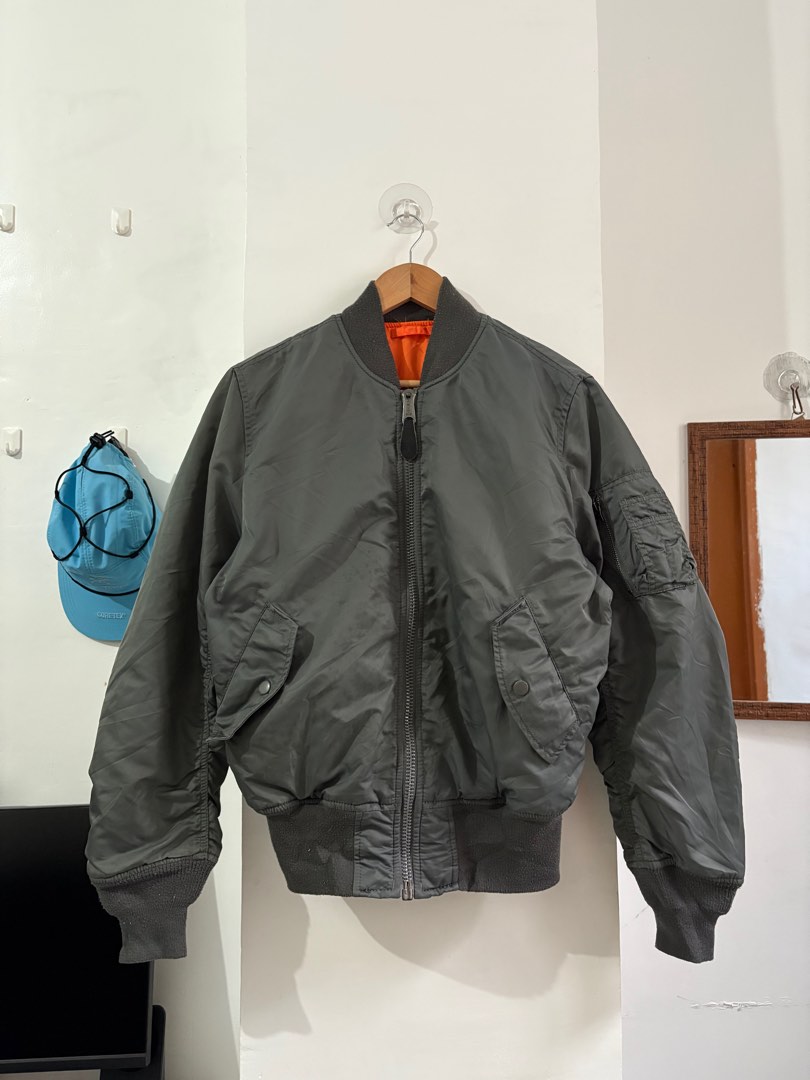 ALPHA INDUSTRIES MA-1 FLIGHT BOMBER JACKET, Men's Fashion, Coats ...