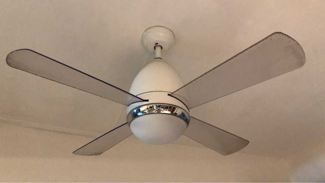 Beautiful Ceiling Fan with transparent fins, Furniture & Home Living ...