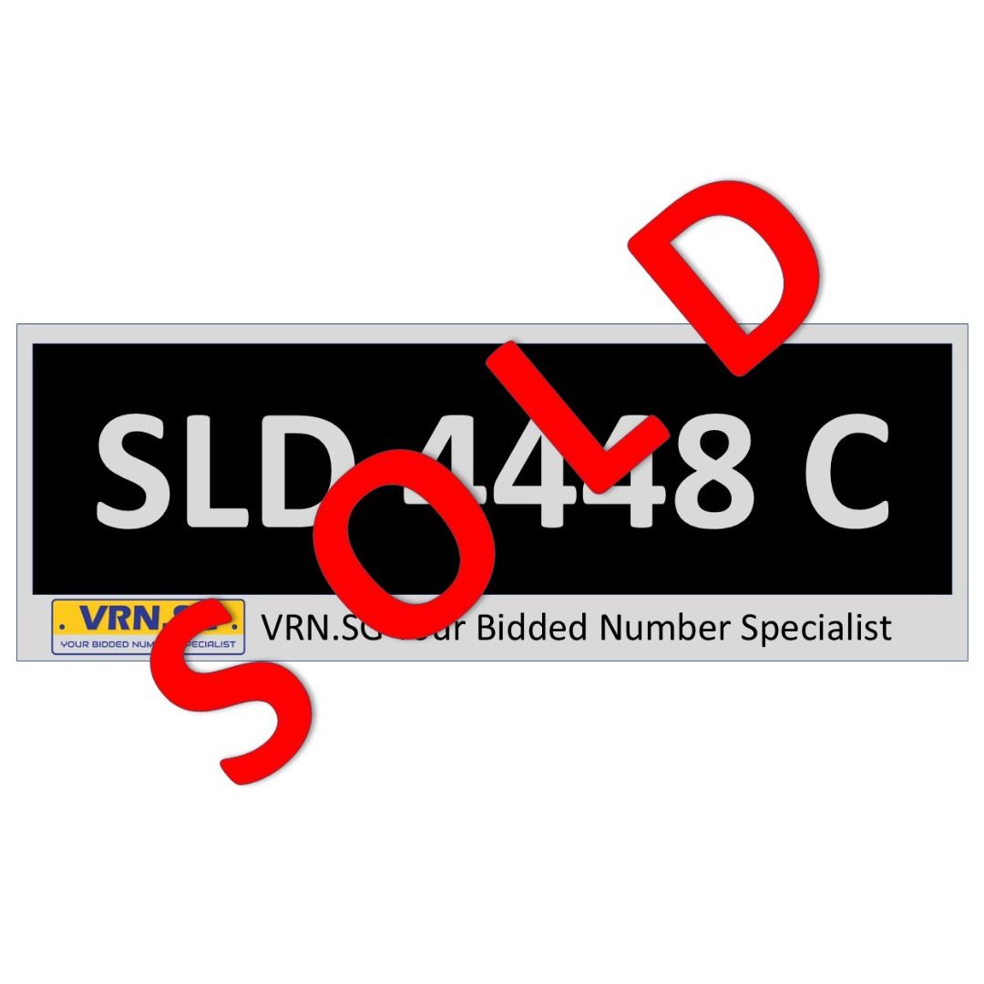 Car Number Plate for Sale: SLD 4448 C (SLD4448C), Car Accessories, Car ...