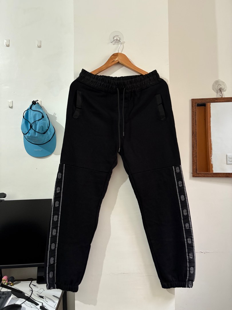 COACH C LOGO SIDETAPE JOGGER PANTS, Luxury, Apparel on Carousell