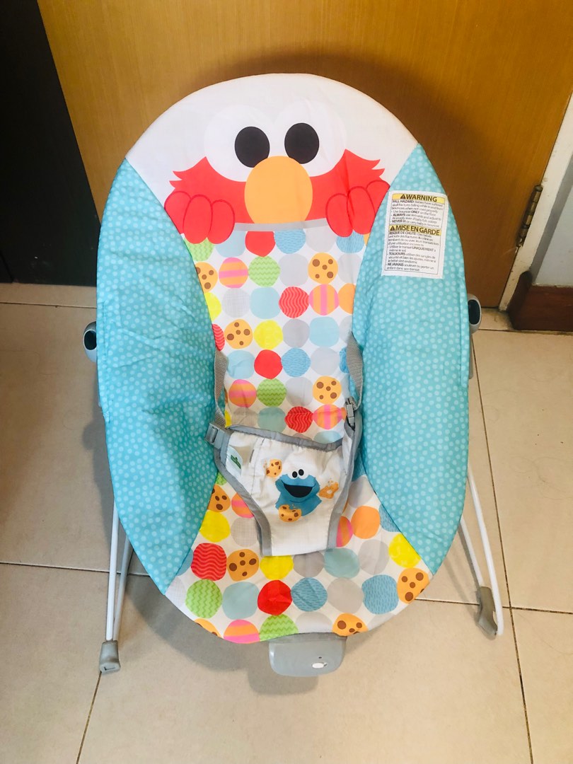 Fisher-Price Sesame Street Elmo Bouncer, Babies & Kids, Infant Playtime ...