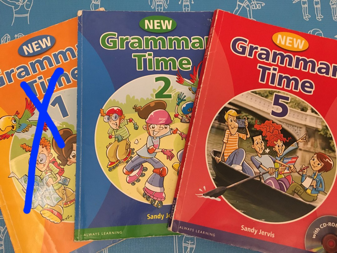 Pearson New Grammar Time 2/5 by Sandy Jervis, 興趣及遊戲, 書本 & 文具, 教科書 ...
