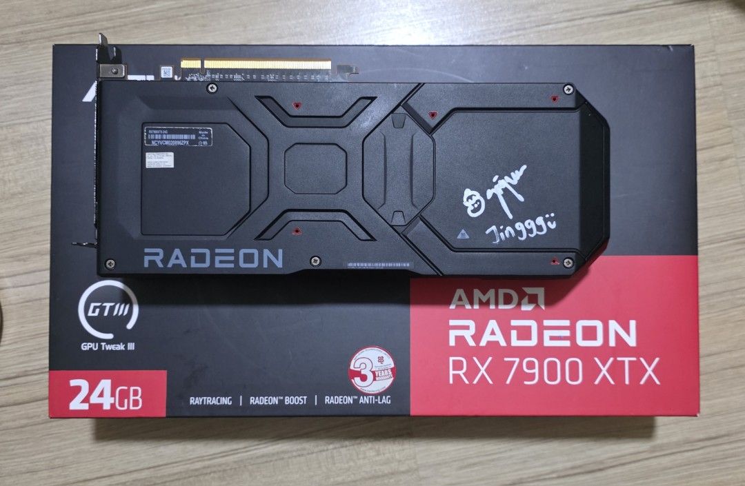 (PRX SIGNED) AMD RX 7900 XTX 24GB Graphics Card Founders Reference ...