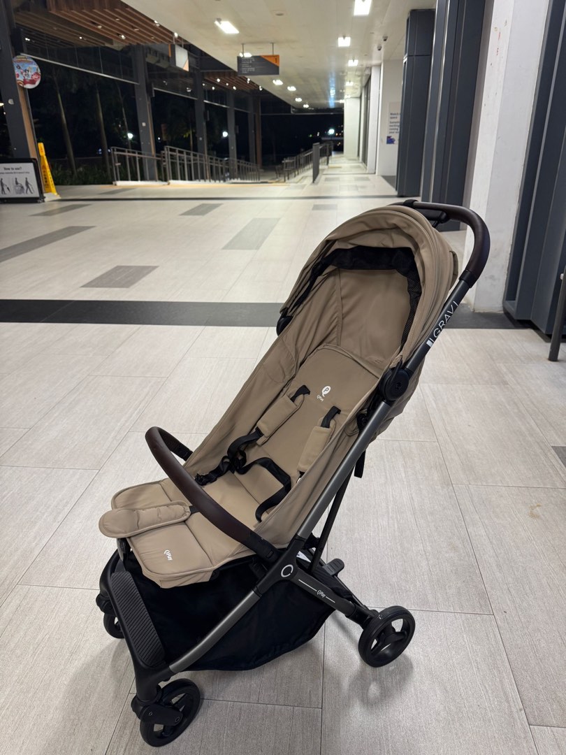 QPlay GRAV One Hand Auto Folding Baby Stroller, Babies & Kids, Going ...