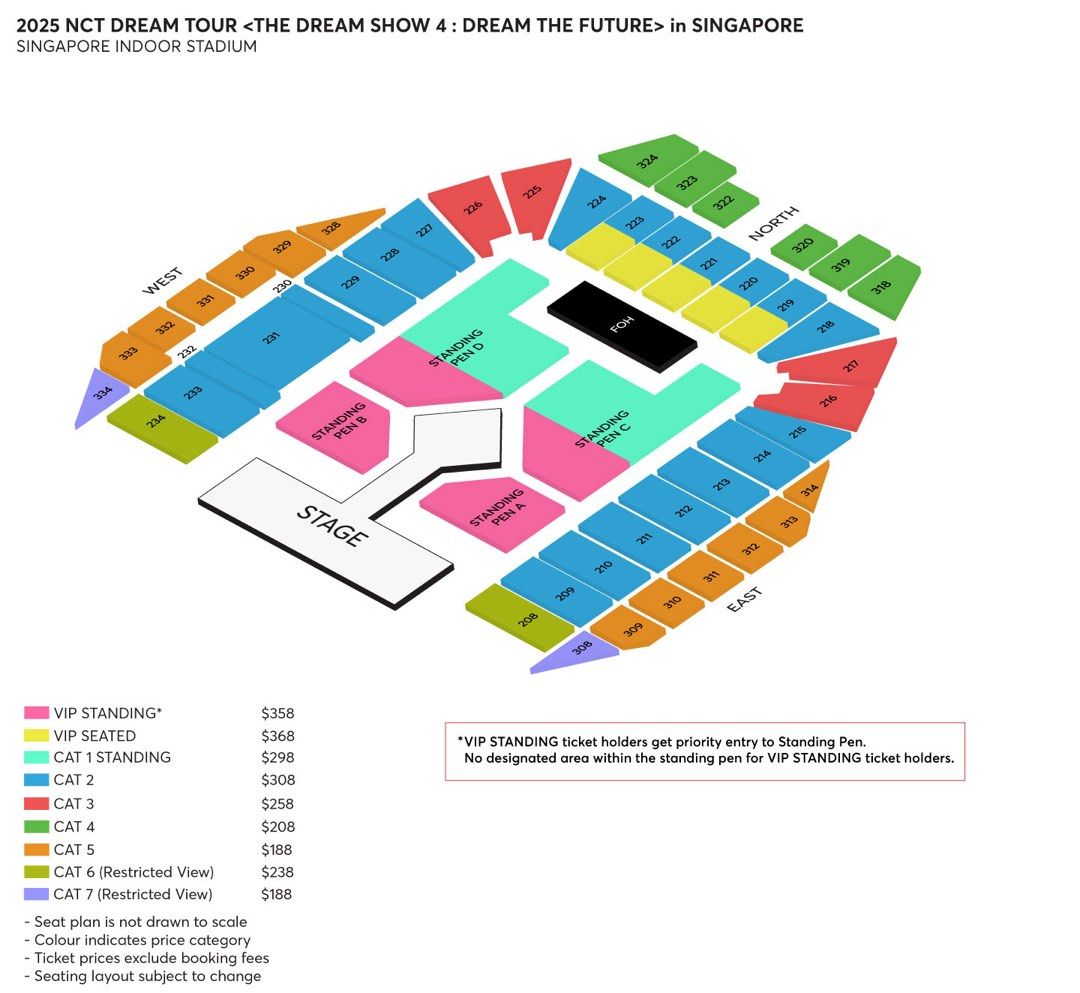 2025 NCT DREAM TOUR: THE DREAM SHOW 4: DREAM THE FUTURE in Singapore, Tickets & Vouchers, Event ...