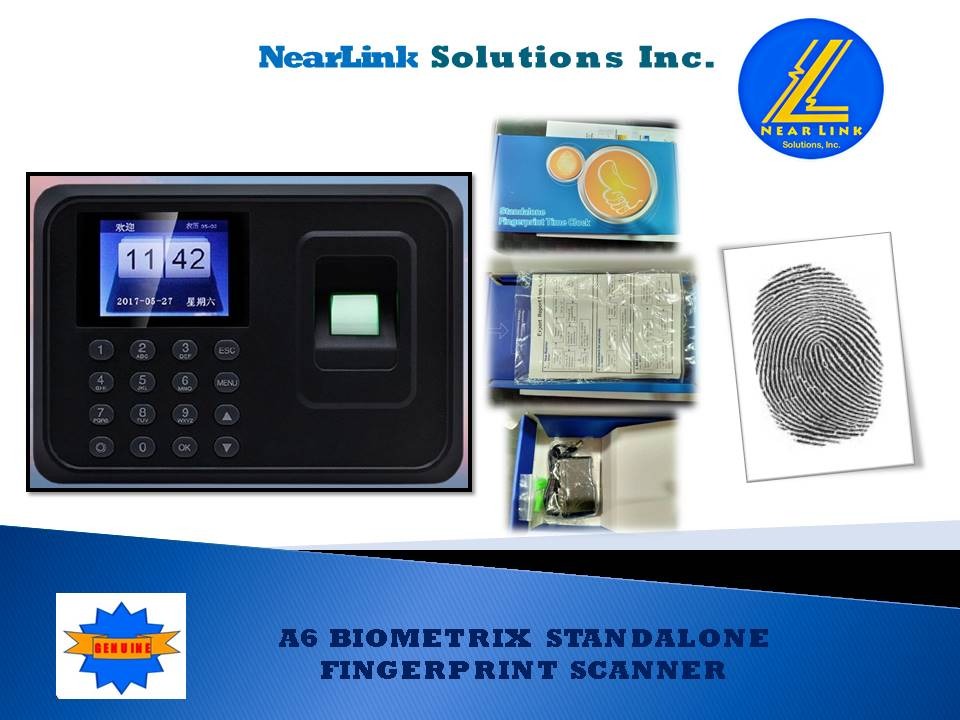 A6 Standalone Biometrics Finger print scanner Attendance Dual Language ...