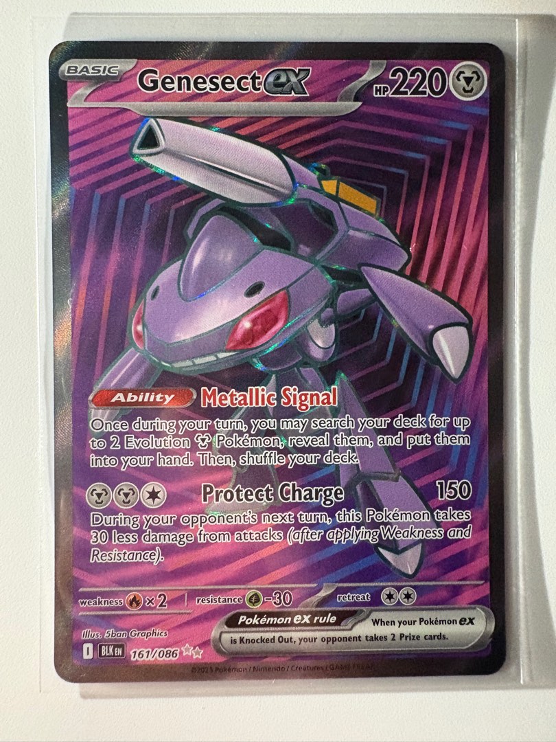 [Black bolt] Genesect EX 161/166 IR, Hobbies & Toys, Toys & Games on ...