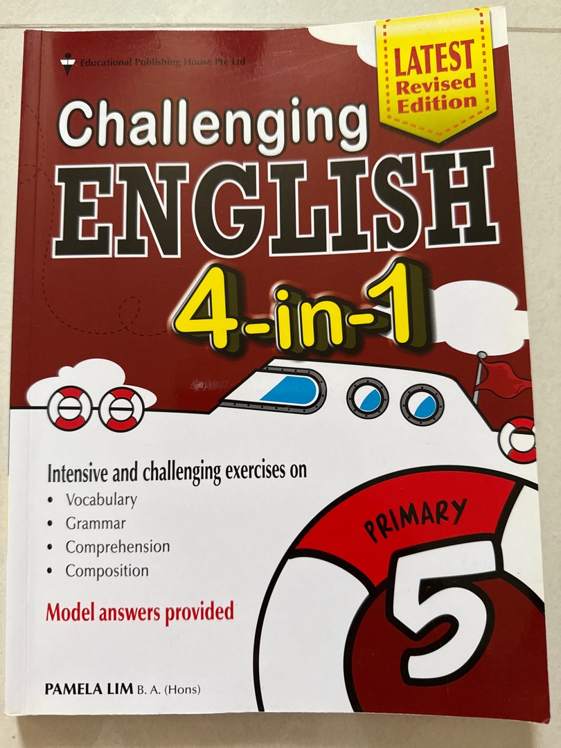 Challenging English 4-in-1 Primary 5, Hobbies & Toys, Books & Magazines ...