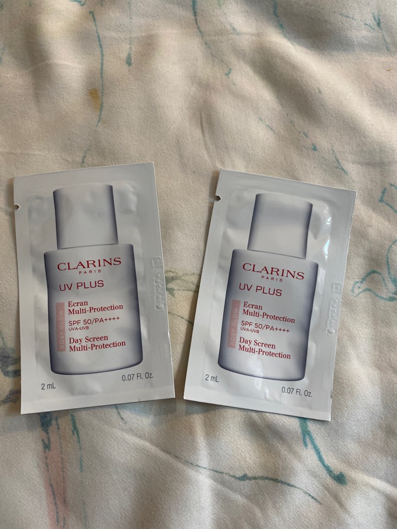 Clarins UV Sun screen sample SPF 50, Beauty & Personal Care, Face, Face ...