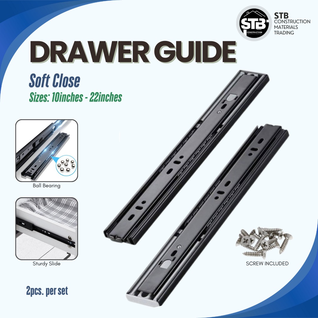 DRAWER GUIDE SOFTCLOSE/ORDINARY, Commercial & Industrial, Construction ...