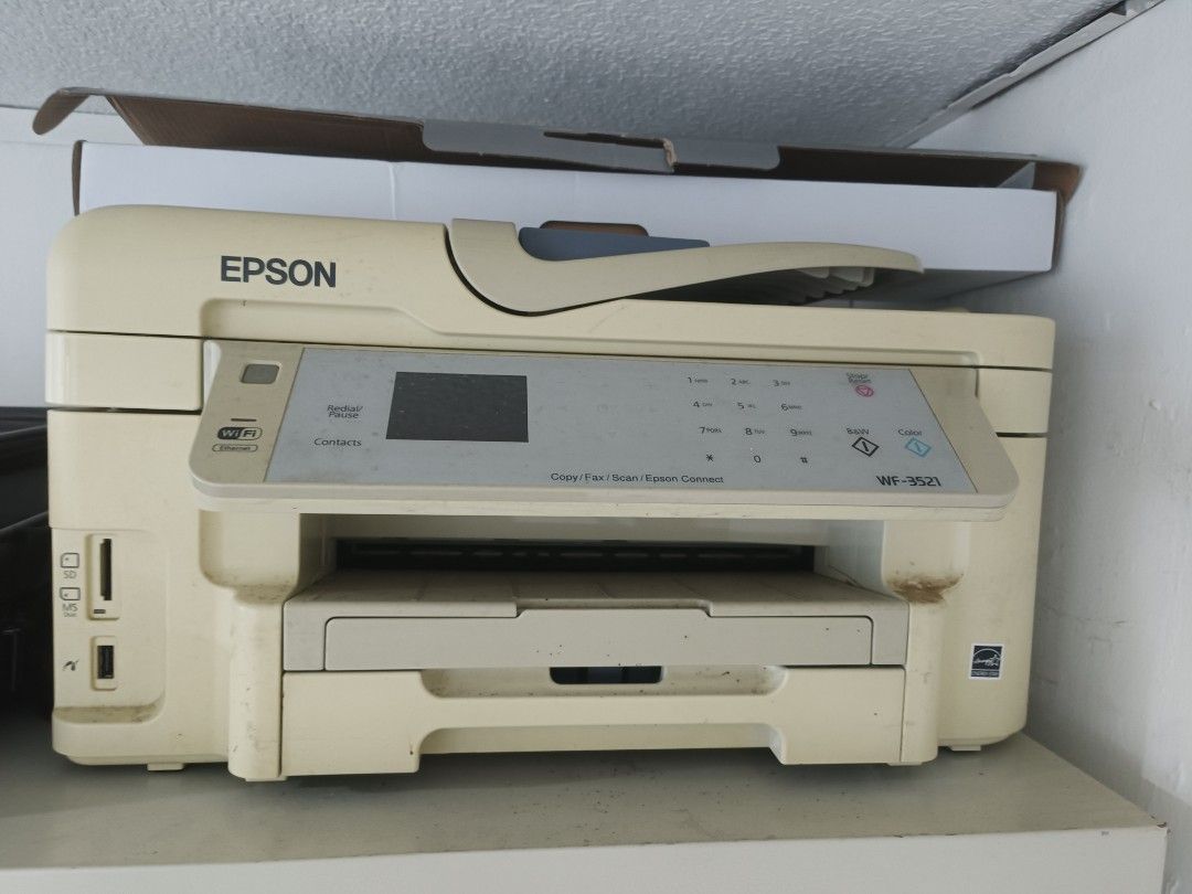 Epson WF-3521 All-in-One Printer, Computers & Tech, Printers, Scanners ...