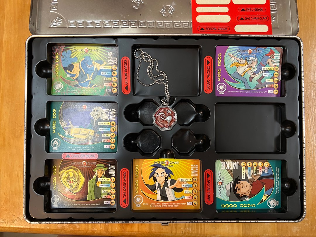 Jackie Chan Adventures Trading Card Game Set - Rooster Talisman ...