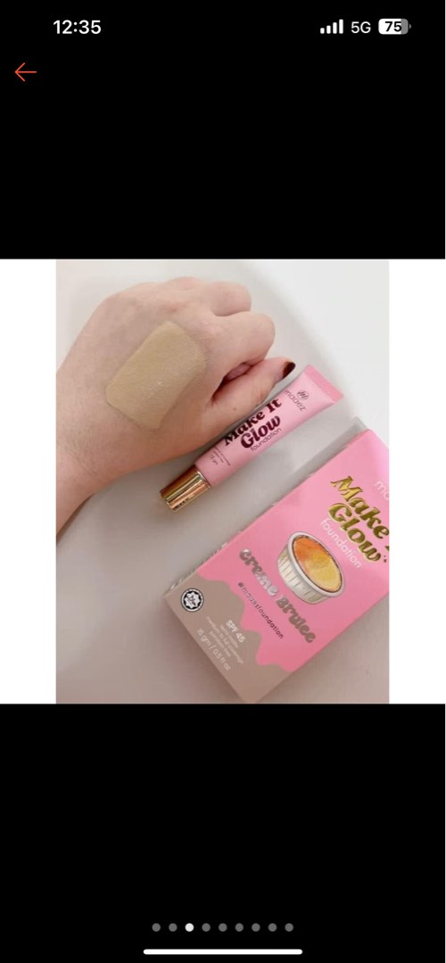 maeez foundation in shade creme brulee, Beauty & Personal Care, Face ...