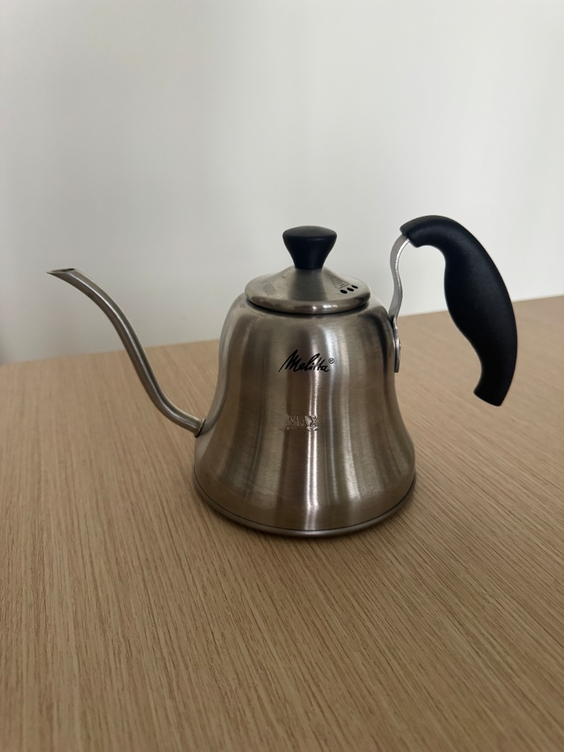 Melitta Stainless Steel Gooseneck Pour Over Kettle, TV & Home ...