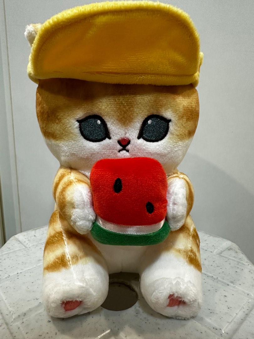 Mofusand Cat Plush Toy with Watermelon, Hobbies & Toys, Toys & Games on ...