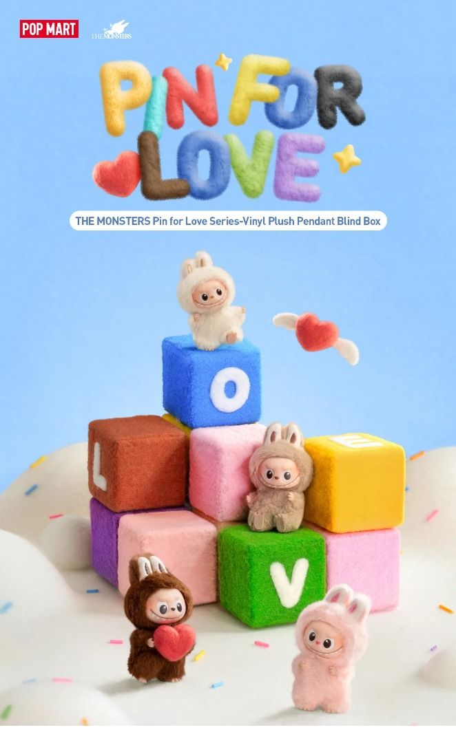 Popmart Labubu Pin for Love Cases (A-M & N-Z), Hobbies & Toys, Toys ...