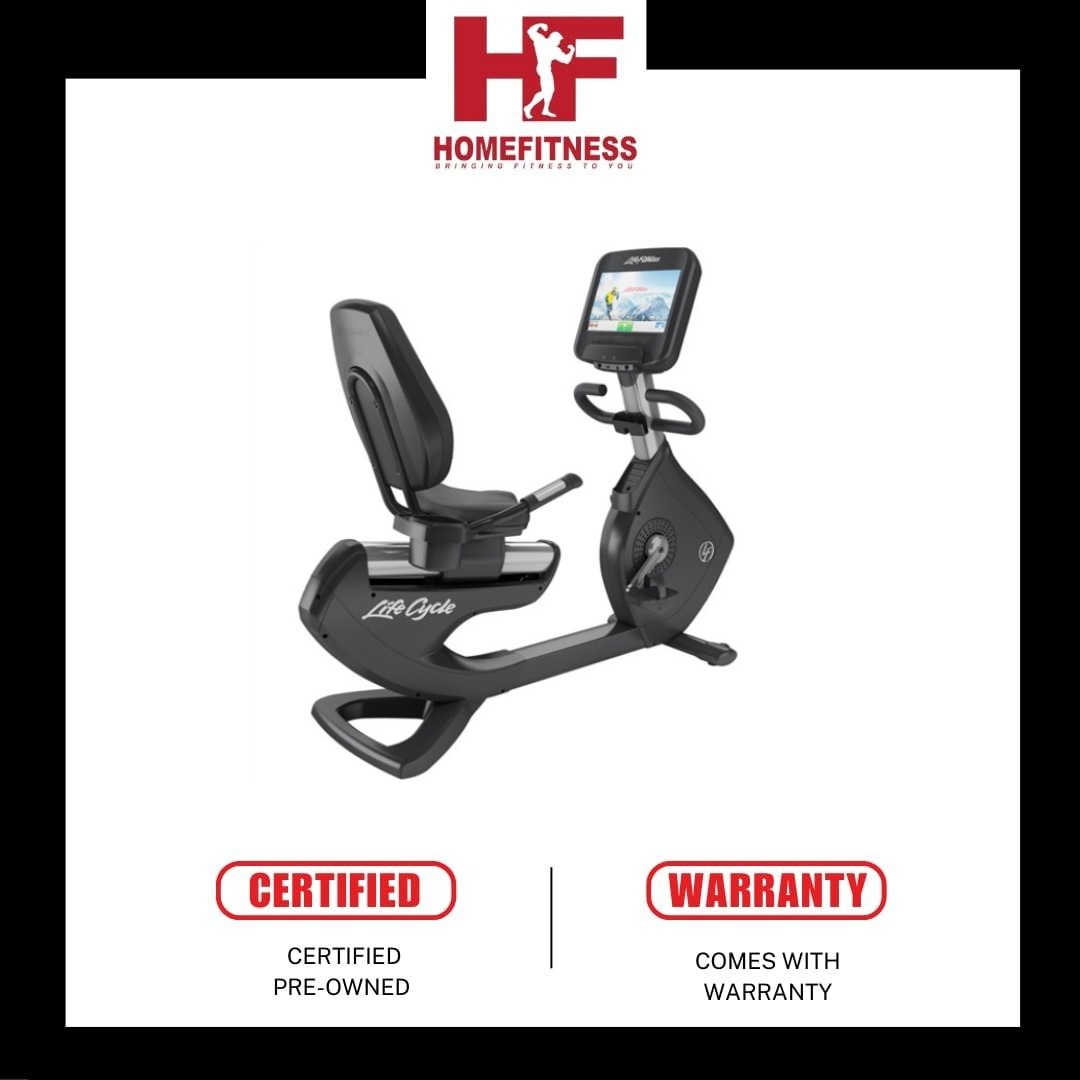 (Pre-Owned) Life Fitness Discover 95R Elevation Recumbent Bike, Sports ...
