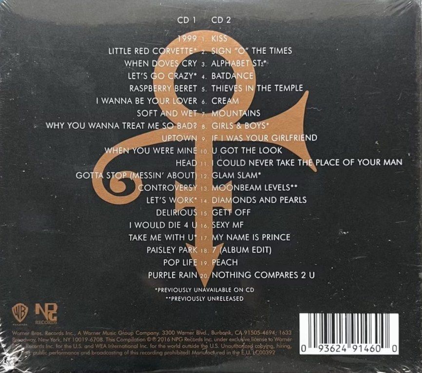 Prince - 4Ever Deluxe 2CD Album, Hobbies & Toys, Music & Media, CDs ...