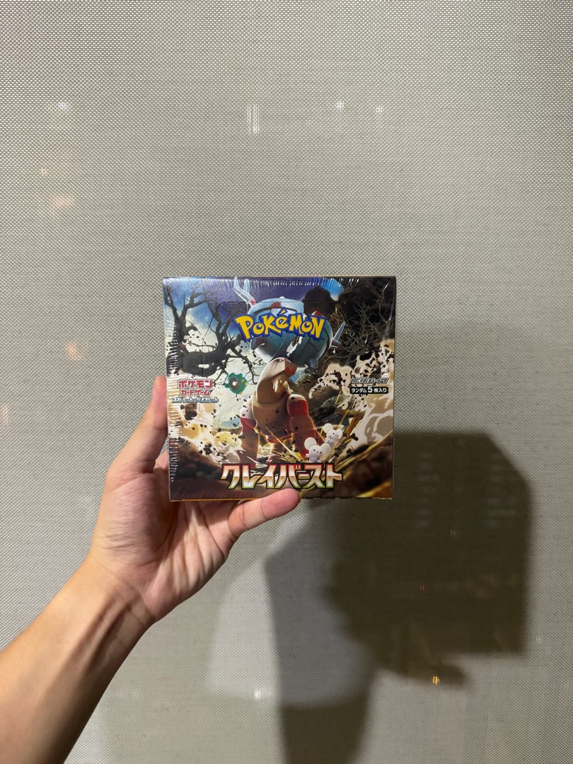 Shrinked Clayburst Booster Box Japanese Pokemon, Hobbies & Toys, Toys ...