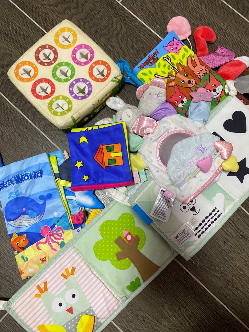 Soft Baby Activity Books and Cube, Babies & Kids, Infant Playtime on ...