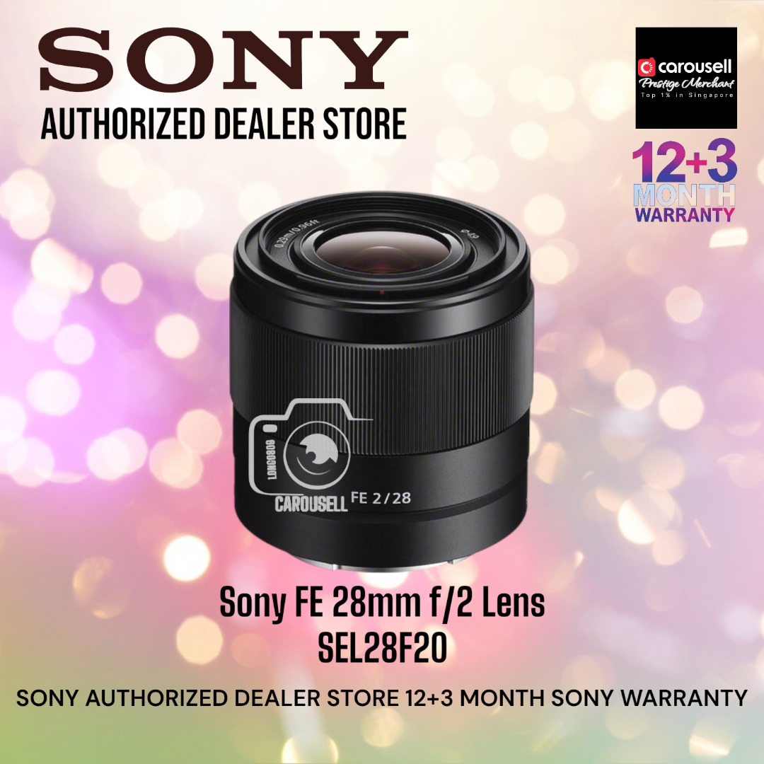 Sony FE28MM F2 /28F2 /28 F2/SEL28F20, Photography, Lens & Kits on Carousell