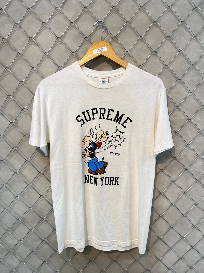 SUPREME POPEYE, Men's Fashion, Tops & Sets, Tshirts & Polo Shirts on ...