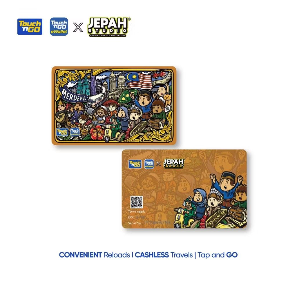 TNG x Jepah Studio Merdeka Limited Edition Card, Hobbies & Toys, Travel ...