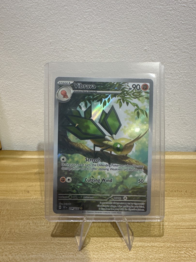 Vibrava #205 Full Art- Surging Sparks - Pokémon TCG, Hobbies & Toys ...
