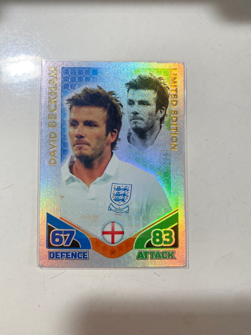 Vintage David Beckham Limited Edition Card, Hobbies & Toys, Toys ...