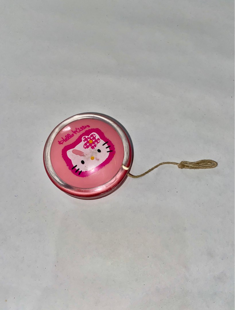 vintage sanrio pink hello kitty yoyo trinket anik, Hobbies & Toys, Toys ...