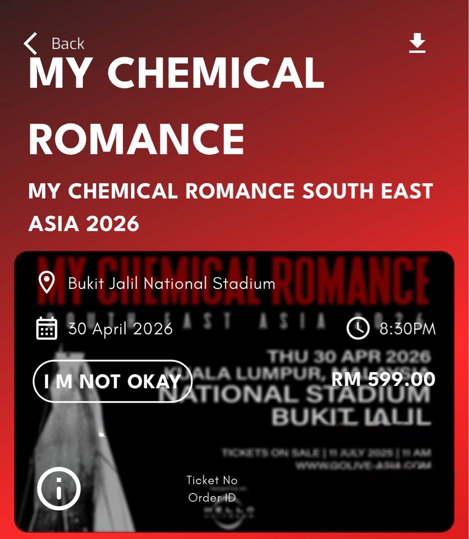 (30 Apr) MCR TICKETS STANDING, Tickets & Vouchers, Event Tickets on ...