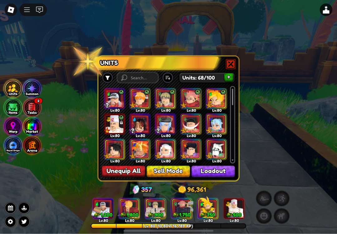 All star tower defence x, 電子遊戲, 電子遊戲, 其他 - Carousell