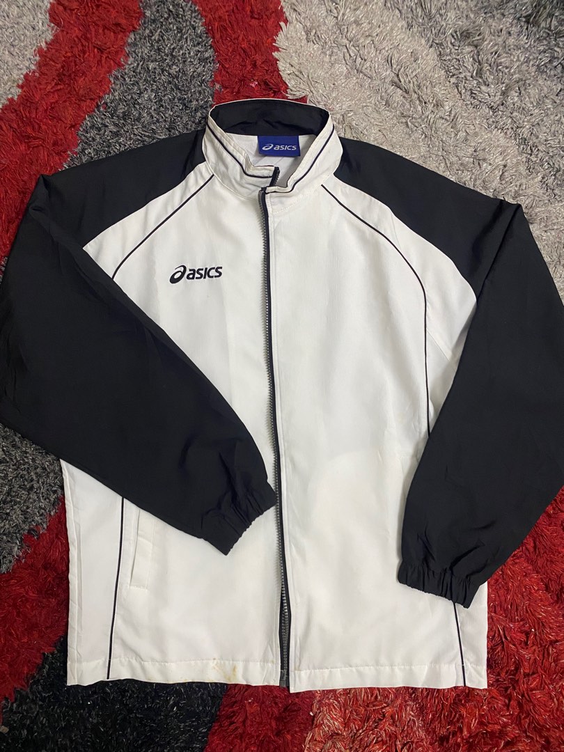 Asics Windbreaker, Men's Fashion, Tops & Sets, Hoodies on Carousell