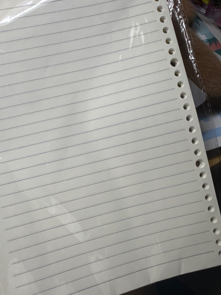 B5 Lined Paper 26 Holes, Hobbies & Toys, Stationery & Craft, Stationery ...
