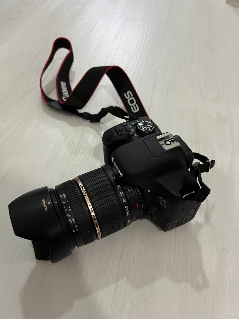 Canon EOS 750D DSLR Camera with Tamron Lens, Photography, Cameras on Carousell