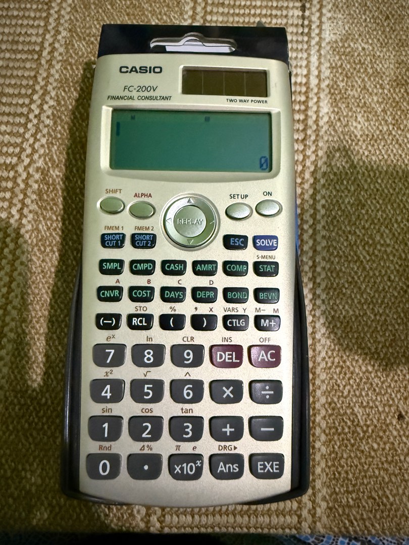 CASIO Financial Calculator FC200V, Looking For on Carousell