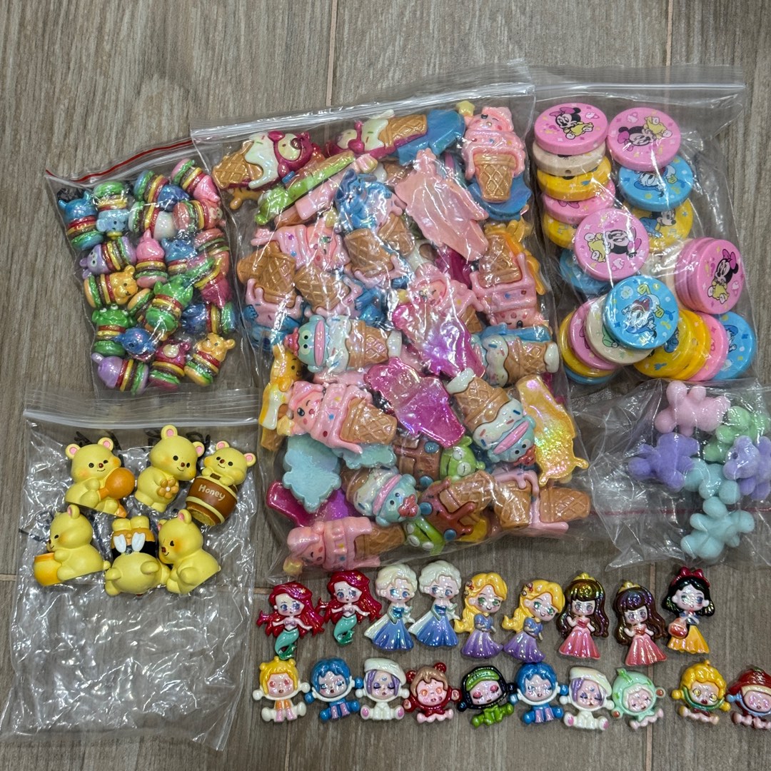 Character beads — sanrio disney butter bear, mickey mouse stitch pooh ...