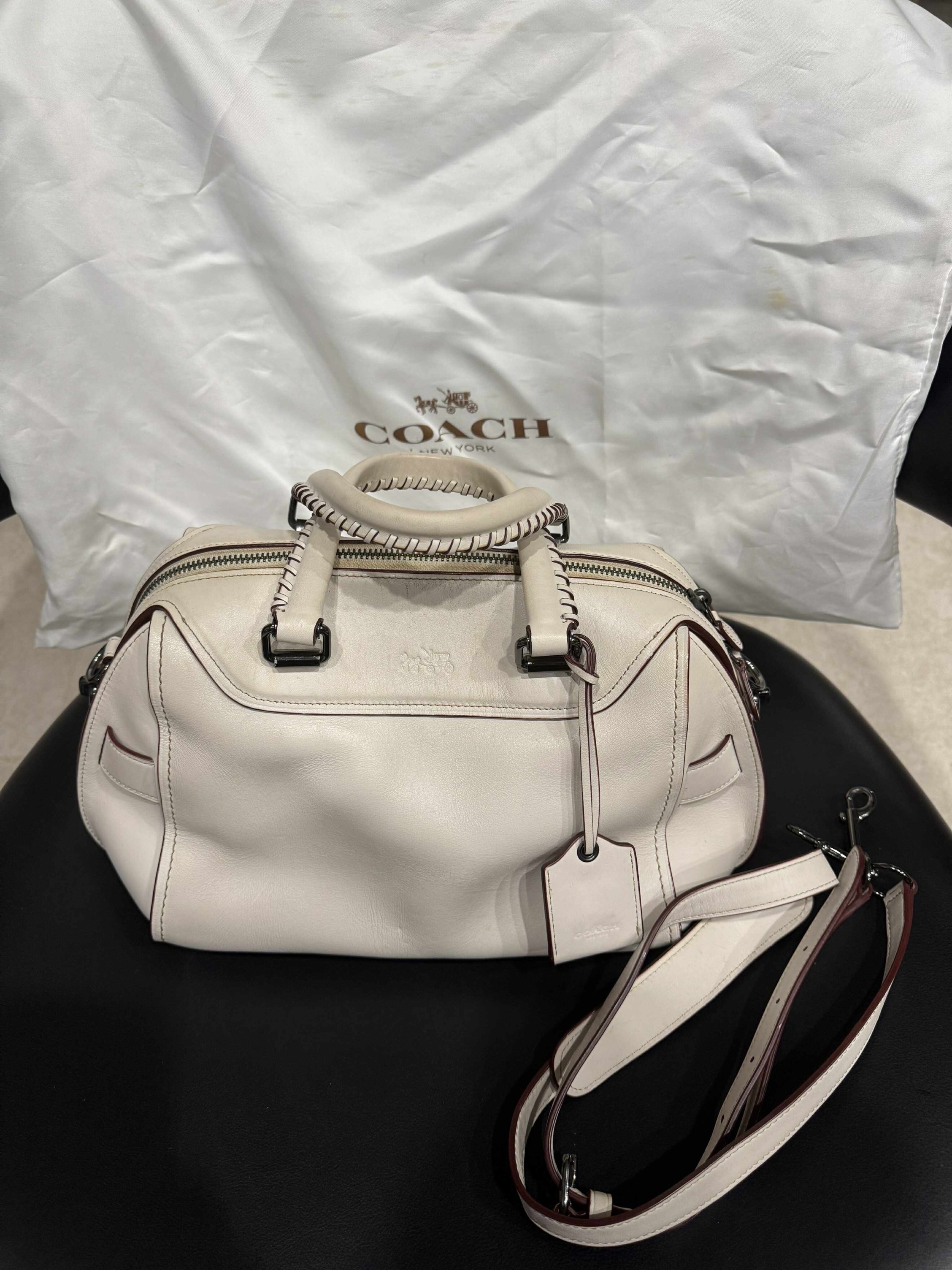 Coach Ace Satchel in Glovetanned Leather, Luxury, Bags & Wallets on ...