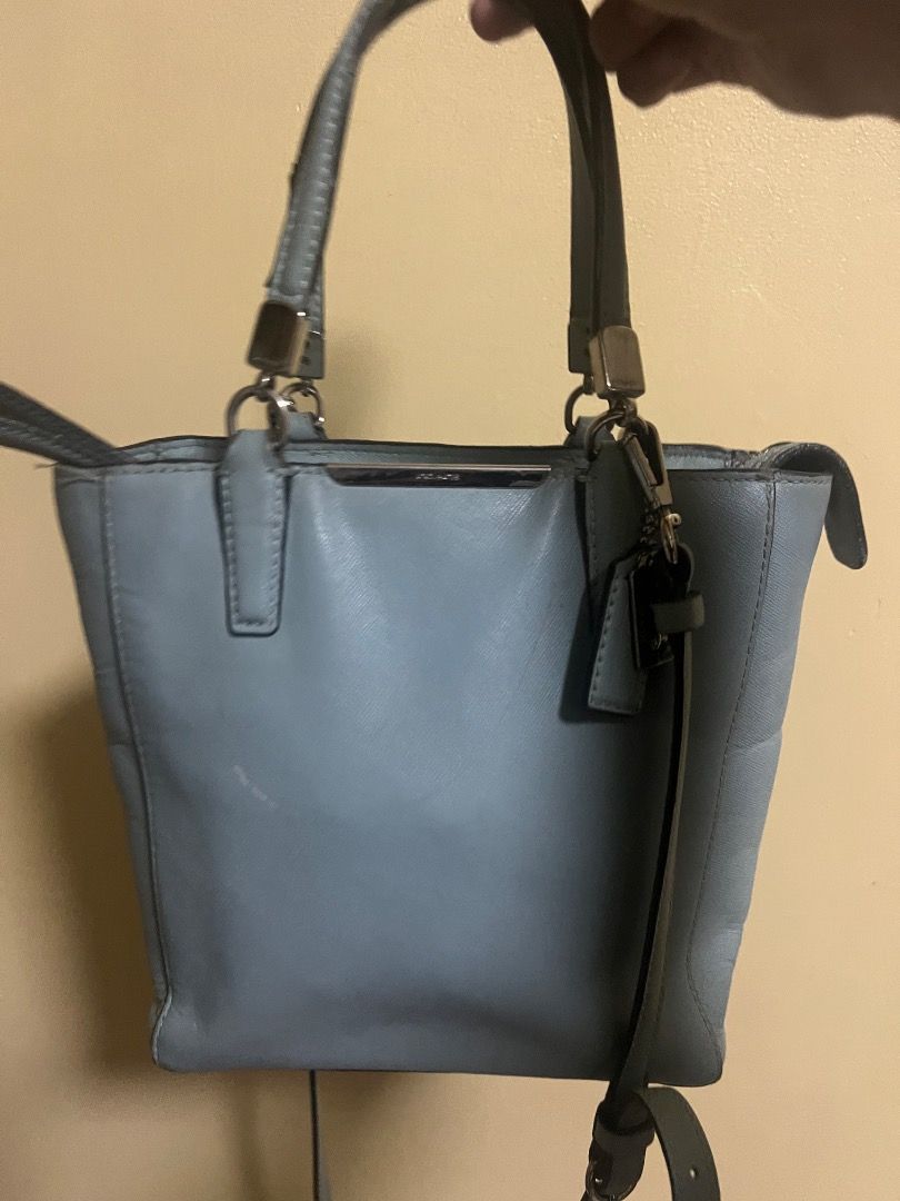 COACH MADISON BLUE TWO WAY, Luxury, Bags & Wallets on Carousell