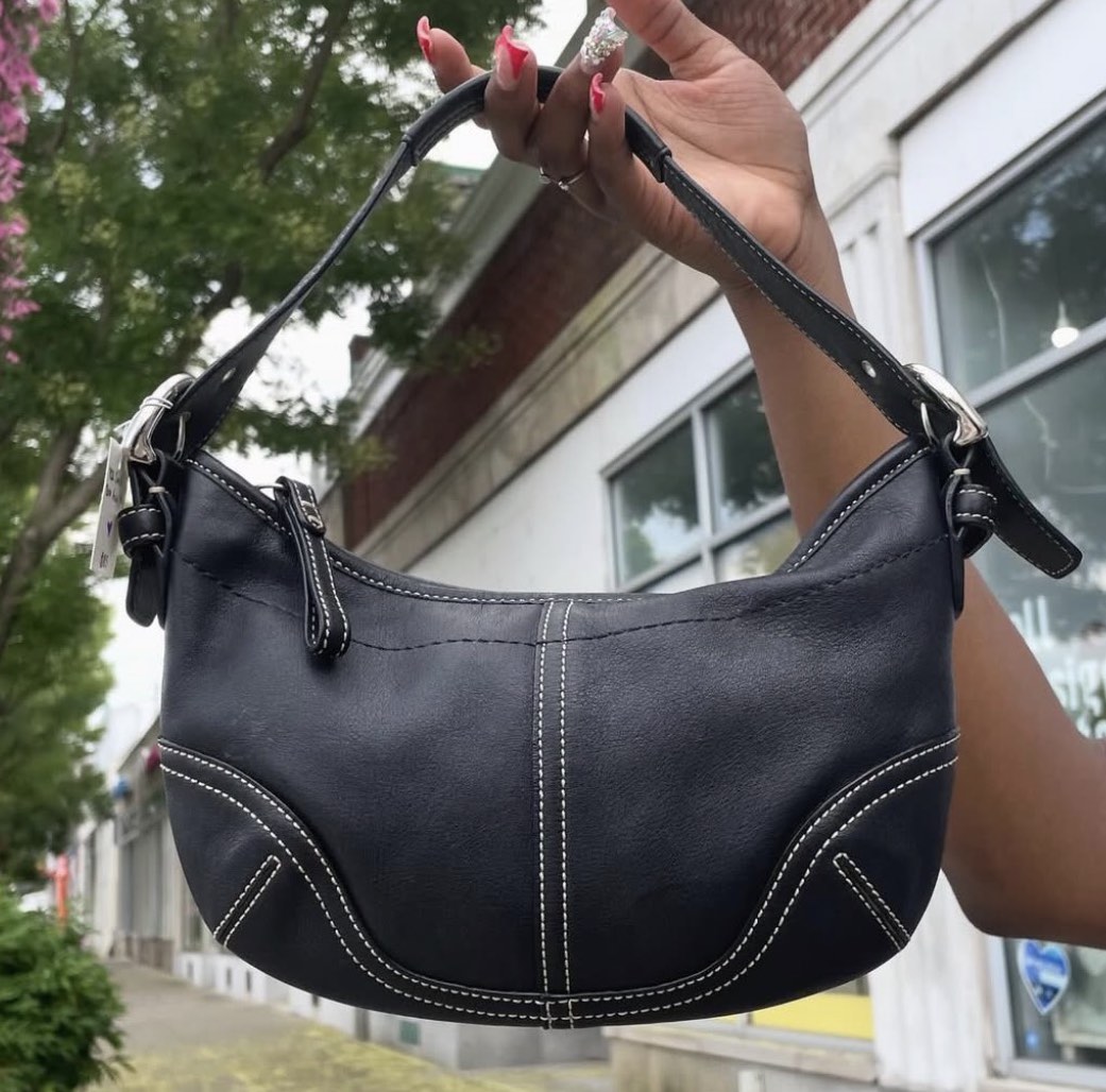 coach mini soho hobo crescent shoulder bag, Luxury, Bags & Wallets on ...
