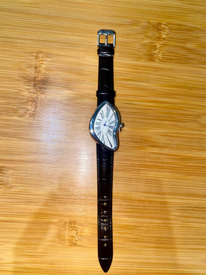 Crash watch melted design, Luxury, Watches on Carousell