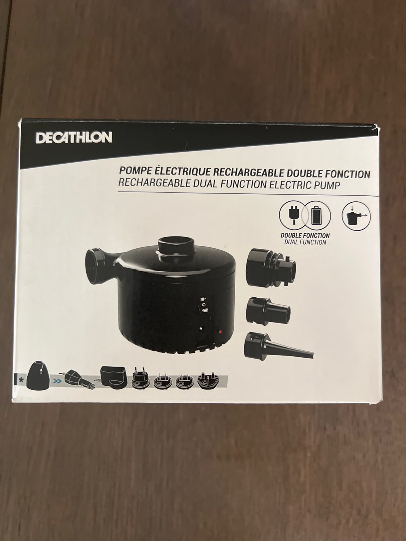 Decathlon Rechargeable Dual Function Electric Pump, Sports Equipment ...