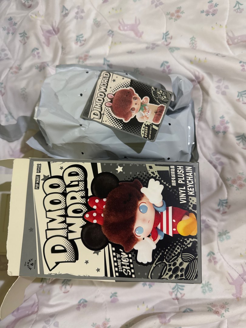 Dimoo World Vinyl Plush Keychain, Hobbies & Toys, Toys & Games on Carousell