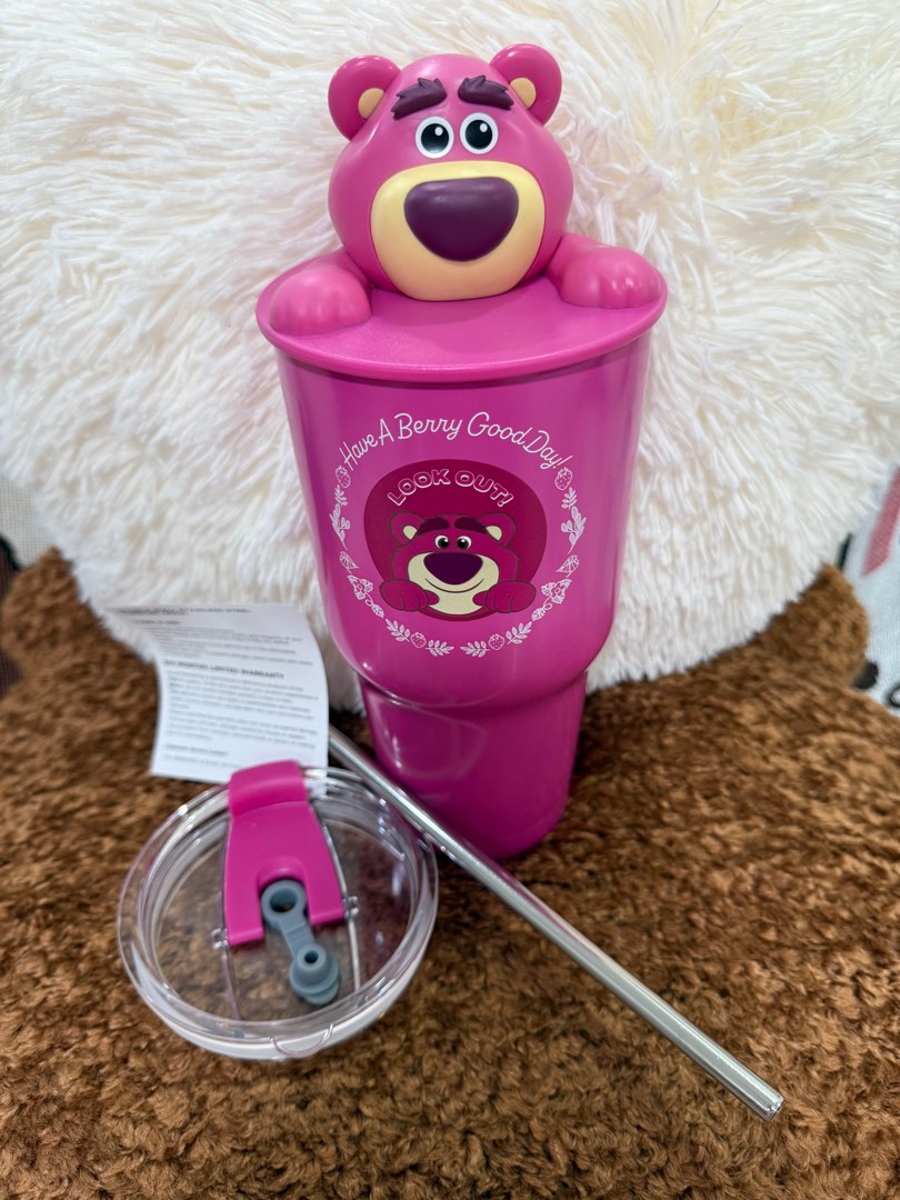 Disney/Pixar Lotso Double-wall Stainless Steel Tumbler, Furniture ...
