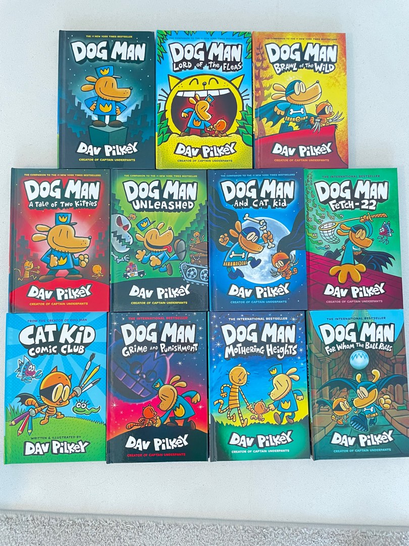 Dog Man Book Series by Dav Pilkey, Hobbies & Toys, Books & Magazines ...