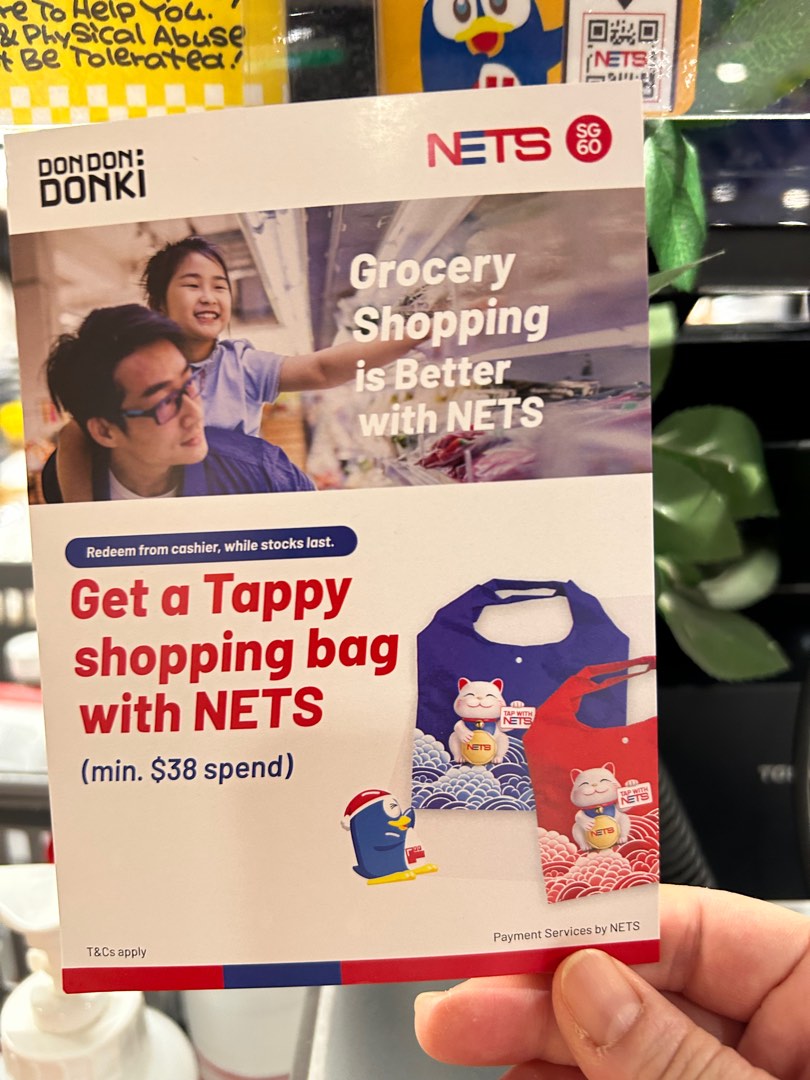 Donki x Nets Tappy Bag, Everything Else on Carousell