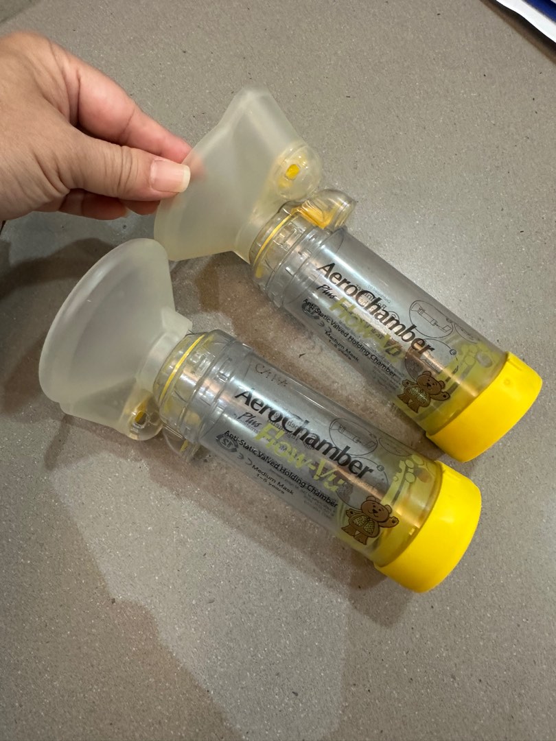 Aerochamber Inhaler to help young kids with ventolin, Babies & Kids ...