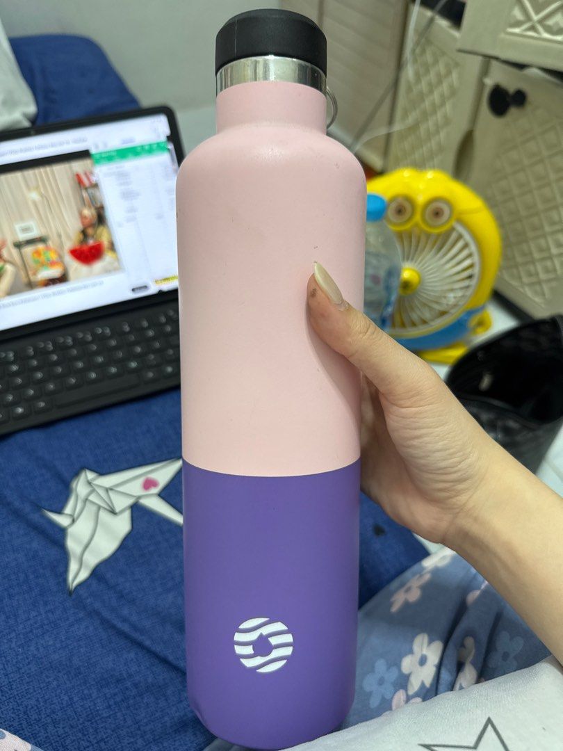 fj bottle pink purple 1L, Perabotan Rumah di Carousell