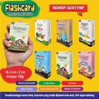 Flash Card Edukasi Anak Buah Dan Sayur Hewan Air dan Darat Makanan dan ...